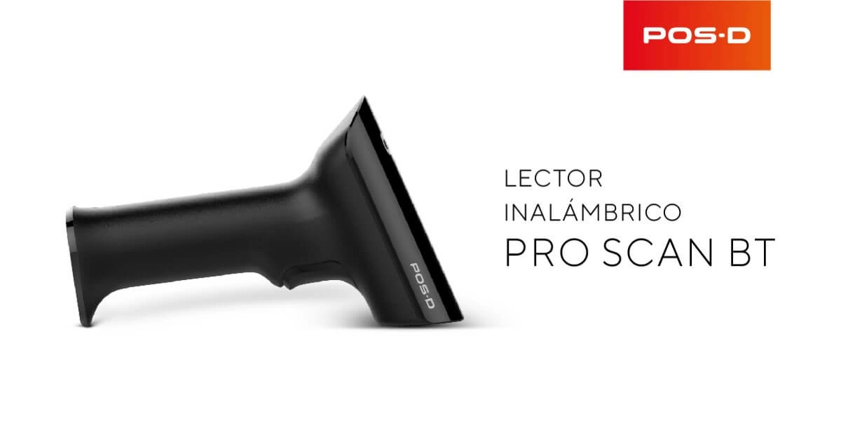 PRO SCAN BT POS-D Lector de Códigos de Barras Inalámbrico
