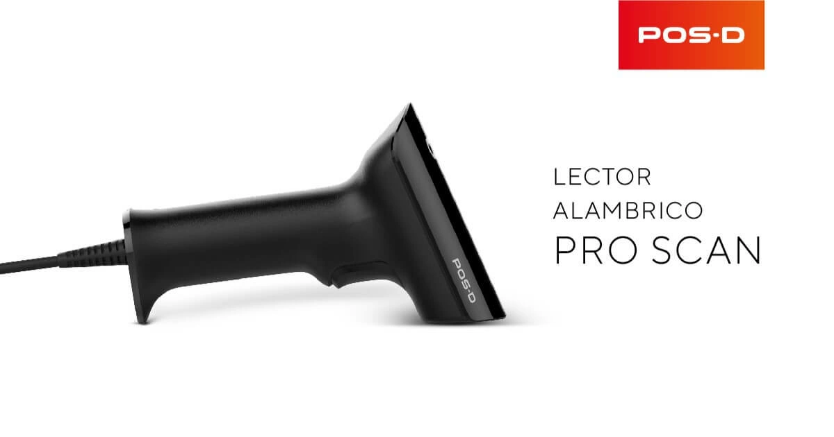 PRO SCAN POS-D Lector de Códigos de Barras [Alta Precisión]